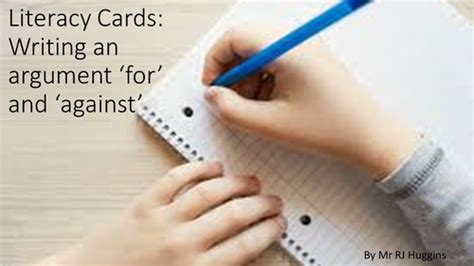 Literacy Cards Constructing An Argument For And Against Teaching Literacy Cards Constructing An Argument For And Against Teaching