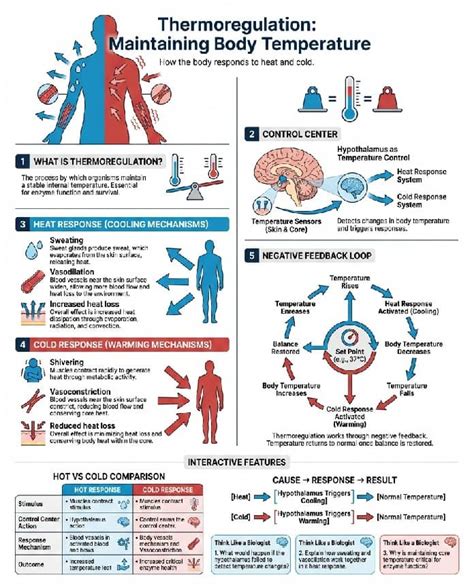 Homeostasis And Regulation Thermoregulation By Eduresources Hub