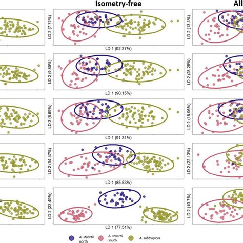 Principal Component Analyses Plot For All Raw Isometry‐free And Download Scientific Diagram