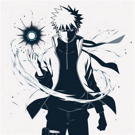 Naruto Black And White By Atarnagda On Deviantart