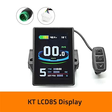 Kt Lcd8 Display Electric Bicycle 24v 36v 48v Kt Lcd8s Color E Bike Display Emotoer