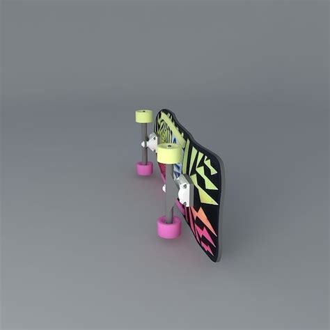 1988 Vision Mark Gator Rogowski Gator Version 2 Model Skateboard Free 3d Model Cgtrader