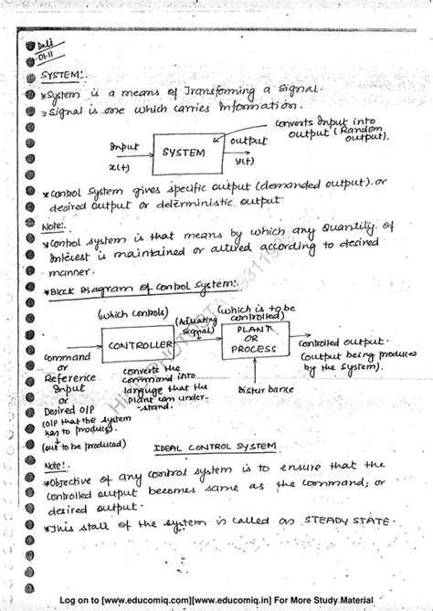 Made Easy ECE Basic Electrical And Control System Engineering Optional Handwritten Notes For ESE