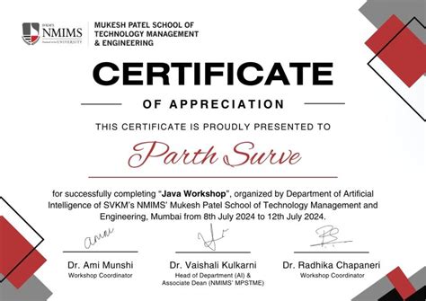 Parth Surve On Linkedin Delighted To Share That Ive Successfully