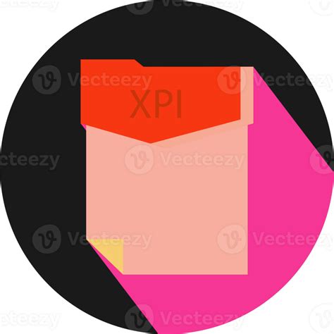 Xpi File Format Minimal Icon With Circle 57325423 Png