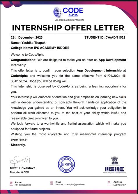 Codealpha Codealphainternship Virtualinternship Internship