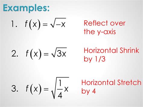Warm Up Use The Description To Write The Quadratic Function G Based On