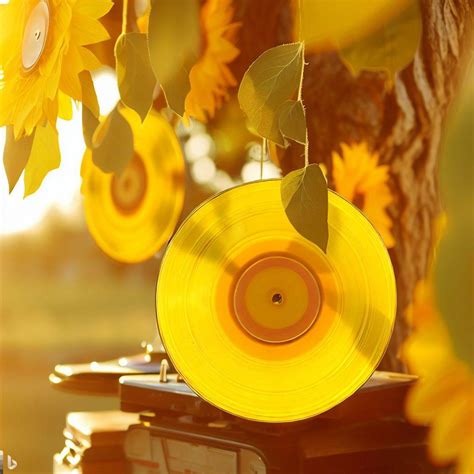 Yellow Color Vinyl Records Colorful Vinyl