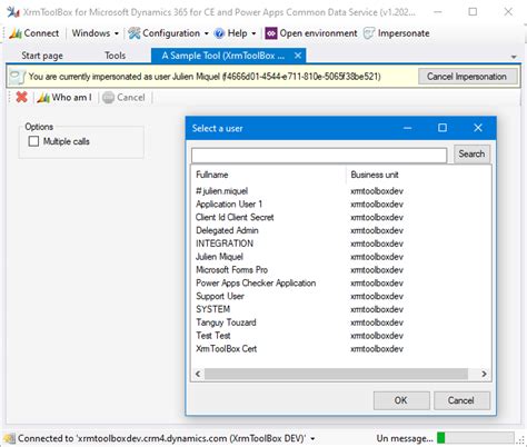 Enhancement Setting To Act On Behalf Of · Issue 625 · Mscrmtools