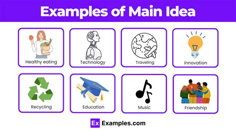20 Main Idea Examples