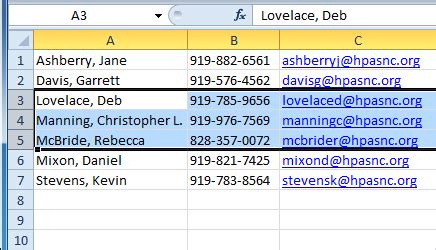 Excel Modifying Columns Rows And Cells