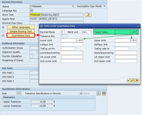 Sap Qm Maintaining Tolerance Values For Mics In Sap Community