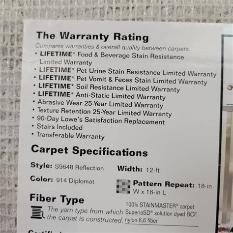 Carpet Specifications Explained Carpet Professor