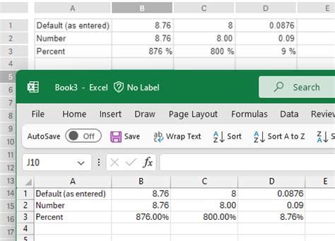 Why Do Percentages With Decimals Default To 0 Decimals Even Though Auto Is Labeled The