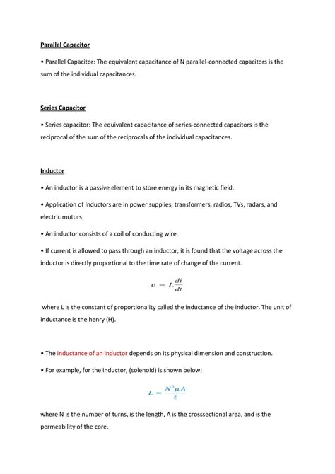 Lecture Notes Eeu 104 Electrical Technology Eeu 104 Electrical