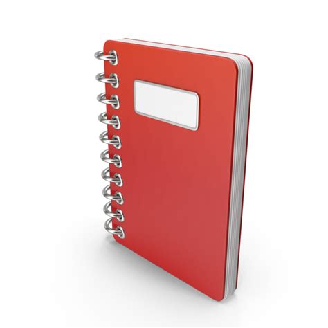 Cartoon Red Notebook PNG Images PSDs For Download PixelSquid S121024976