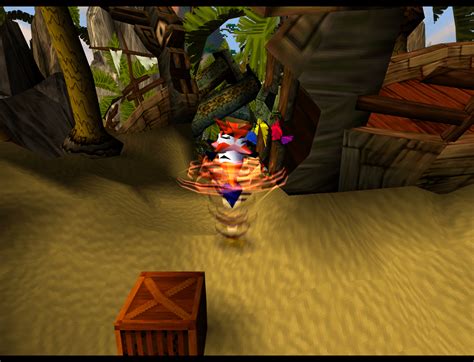 fun fact for an unknown reason crash 3 has two different spin