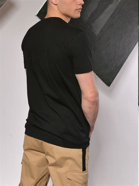 Черна тениска булдог Mickey Erectedstore