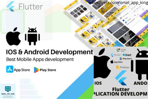Build An Ios And Android Mobile App Using Flutter By Orsel App King Fiverr