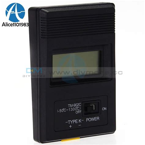 Tm 902c Digital Lcd K Type Thermometer Single Input Thermocouple Pro Diymore