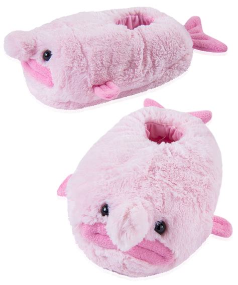 Blobfish Slippers Ugly Cute Lounging Footwear Styled After A Deepsea Fish