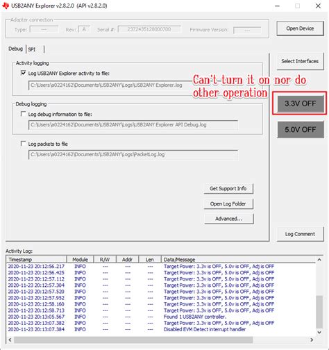 usb2any can t do operation on usb2any gui amplifiers forum