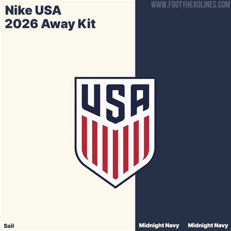 Exclusive Usa 2026 World Cup Home Kit To Be Off White Footy Headlines