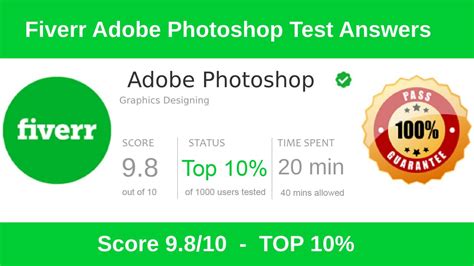 Fiverr Exam Answers Fiverr Adobe Photoshop Test Answers
