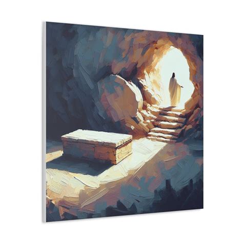 The Empty Tomb Easter Collection Modern Christian Art Print Canvas