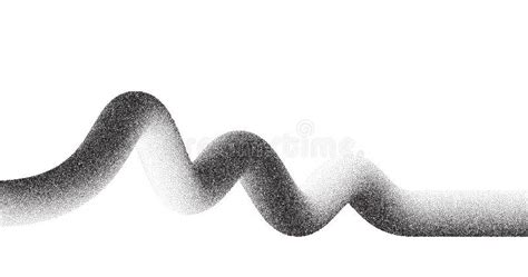Dotwork Wave Pattern Background Black Noise Stipple Dots Zig Zag Wave