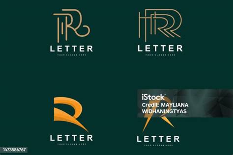 R 문자 로고 벡터 알파벳 기호 초기 문자가 있는 브랜드 로고 디자인 0명에 대한 스톡 벡터 아트 및 기타 이미지 0명 개념 개념과 주제 Istock