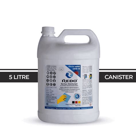 Surface Disinfectant Spray 5l Pack 6 Powerful Active Agent