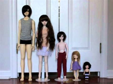 Doll Bjd Height Comparison Youtube