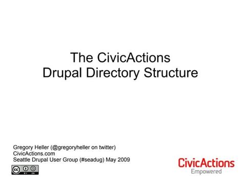 civicactions drupal directory structure ppt