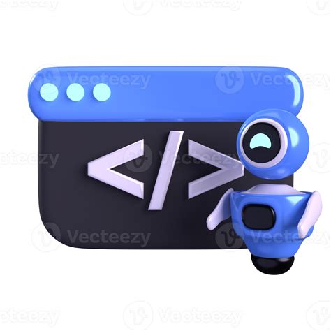 Chat Robot Code 3d Element Illustration 56857814 Png