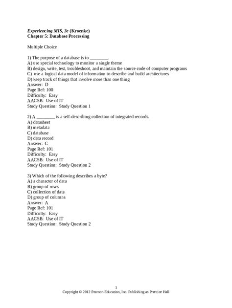 Mis Chapter 5 Database And Content Management Flashcards Doc Template Pdffiller
