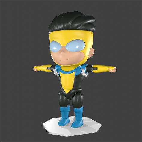 Fichier 3d Mark Grayson Invincible Chibi 👾・objet Pour Imprimante 3d à