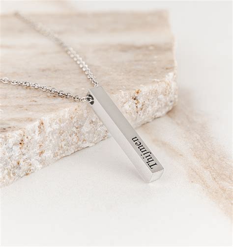 Heren Ketting Elegant Bar Kopen Alle Sieraden Online Kaya Sieraden