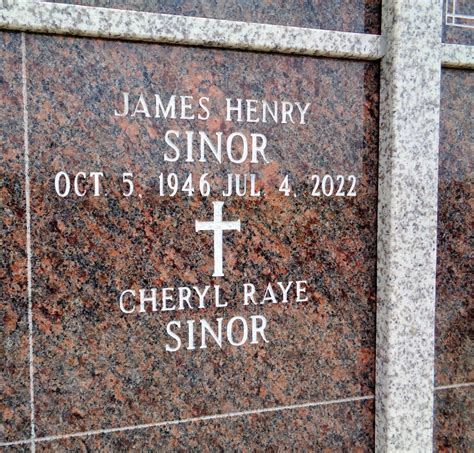 James Henry Sinor 1946 2022 Find A Grave Memorial