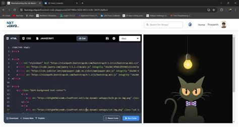 day 55 of 100daysofcodechallenge js html css prasanth devandla