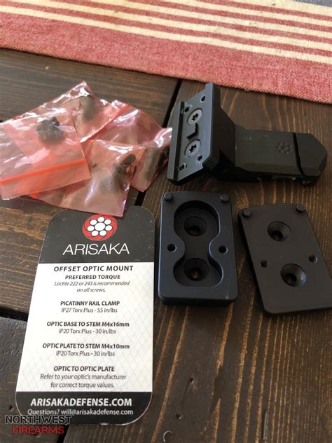 Arisaka Offset Mount W Extra Plates Northwest Firearms
