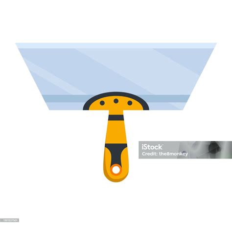 빌더 악기 수리를 위한 장비 핸디맨 도구 흰색 배경에 집 수리 빌더를위한 도구 공급 주걱의 플랫 벡터 설계 개념 개선에 대한