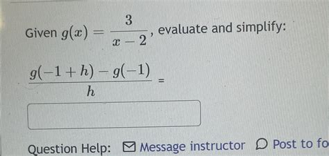 Given G X 3x 2 ﻿evaluate And