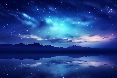 Premium Photo Shiny Dark Galaxyry Sky