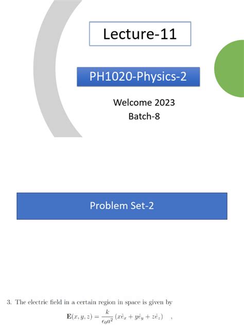 Lecture 11 Problem Set 2 Pdf
