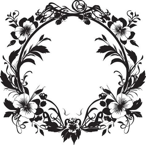 Premium Vector Sleek Sophistication Vector Black Frame Icon For Logo