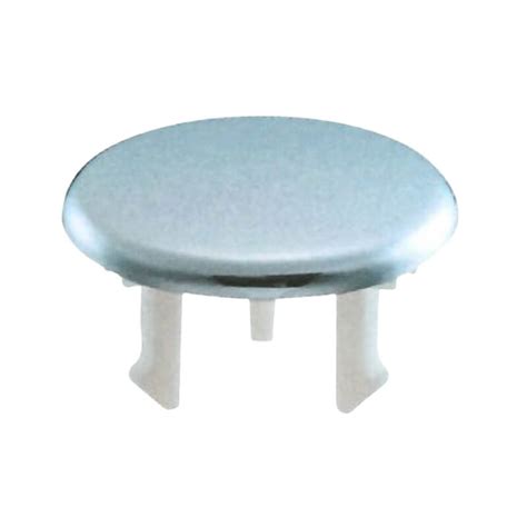 Basin Overflow Cover Round Chrome Uni Of3