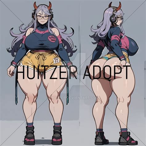 Adopt Thicc Nerdy Oni Gf 2 Open By Huitzer On Deviantart
