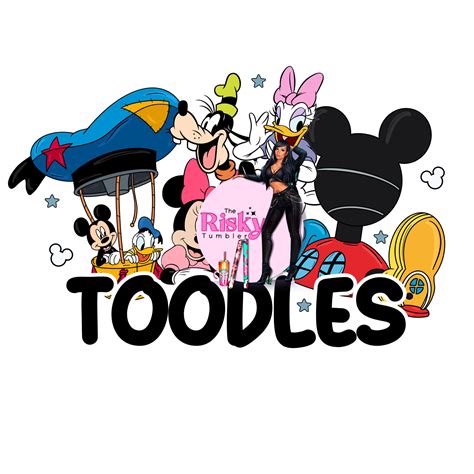 Uv Dtf Toodles Blue Has Matching Vinyl Available The Risky Tumbler