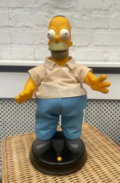 Vintage The Simpsons Homer Motion Talking Dancing Singing Doll Gemmy